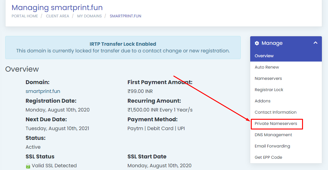 How To Create Private Nameservers In Domain ? - HoganHost blog