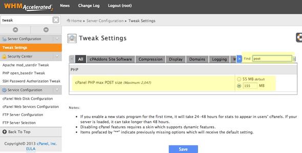 Increase the Upload Size for MySQL Database in cPanel with phpMyAdmin