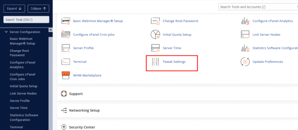 Fix : WHM/cPanel redirecting to hostname - HoganHost blog