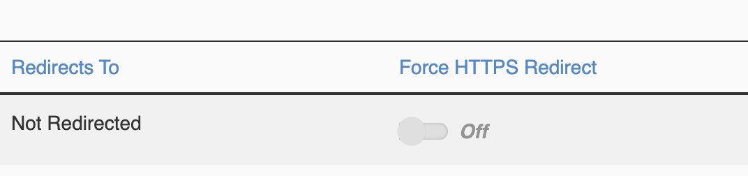 Why I can't enable "Force HTTPS Redirect" on Cpanel